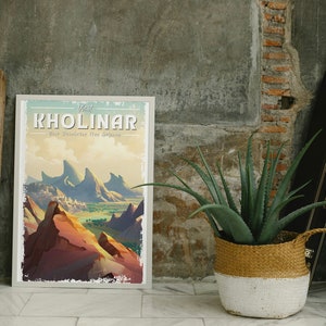 Kholinar Travel Poster, Ancient Dawncity, Alethi Captial, Brandon ...