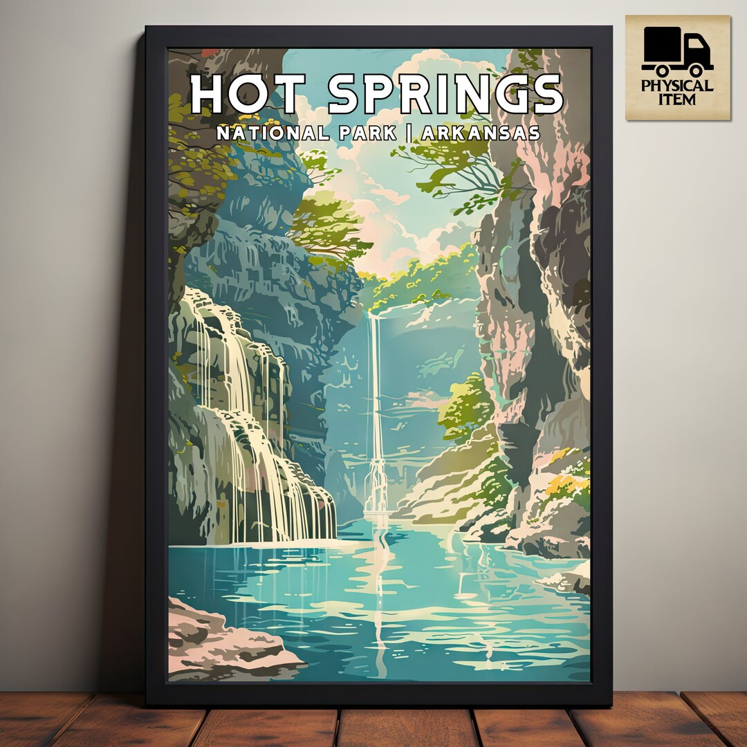 Hot Springs National Park, Arkansas National Park Posters, Camping and ...
