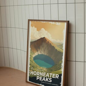 Horneater Peaks Travel Poster, Brandon Sanderson's Stormlight Archive ...