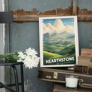 Hearthstone Travel Poster, Brandon Sanderson's Stormlight Archive ...