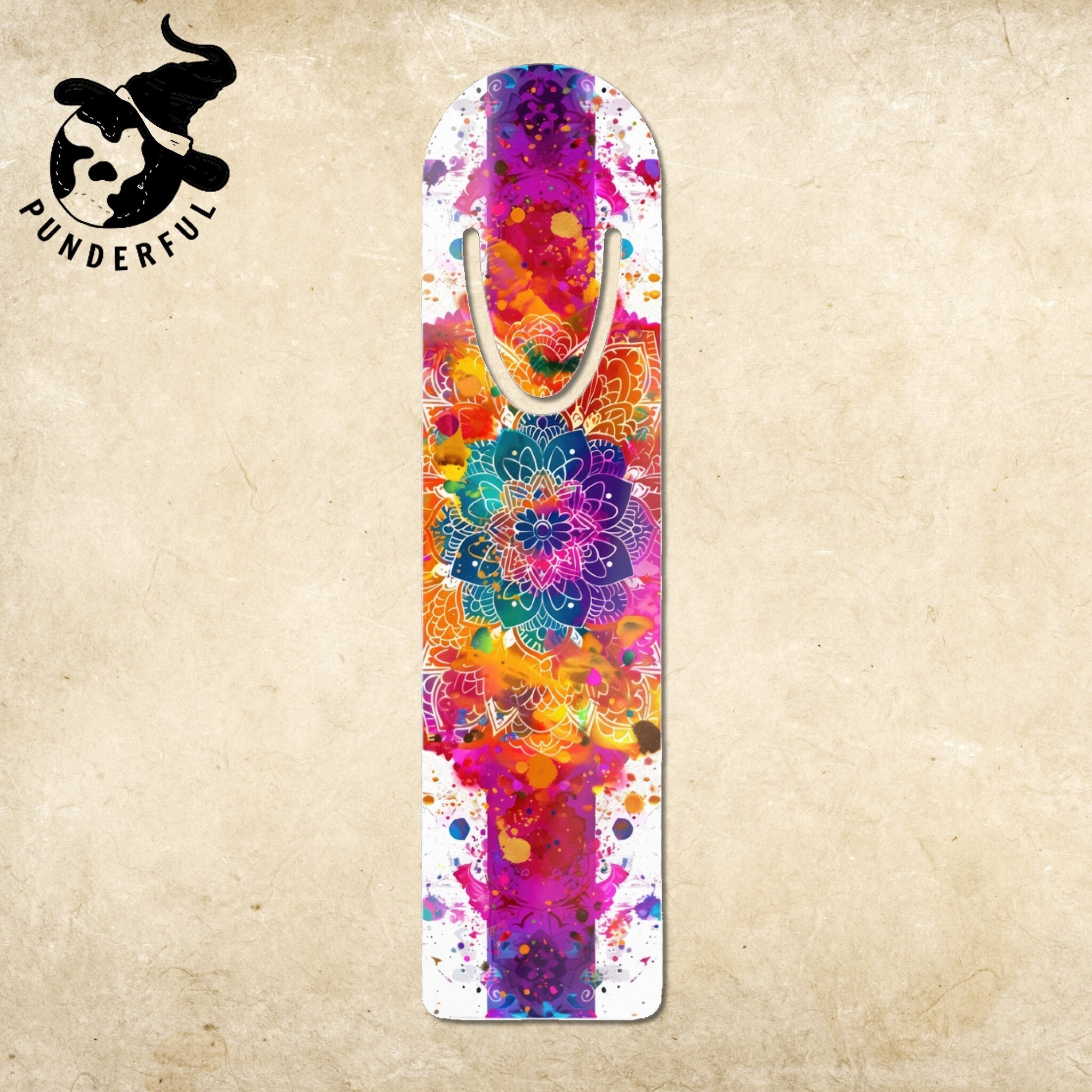 Watercolor Rangoli Pattern Bookmark Collection: Indian Art for Reading ...