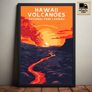 Hawaii Volcanoes National Park, Hawaii National Park Posters, Camping ...