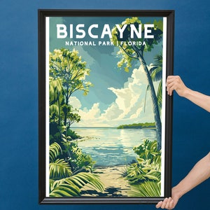 Biscayne National Park, Florida National Park Posters, Camping and ...