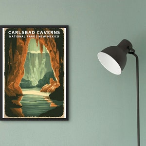 Carlsbad Caverns National Park, New Mexico National Park Posters ...