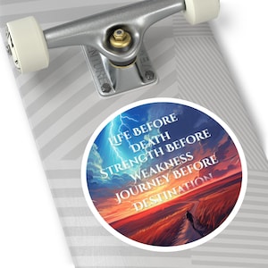 Stormlight Archive Oaths Sticker - Life Before Death, Waterproof ...