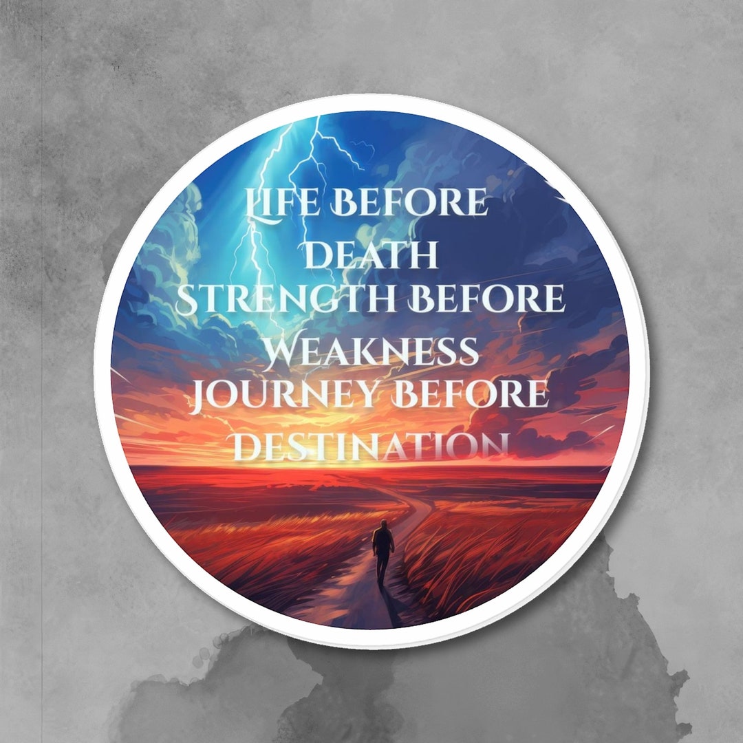 Stormlight Archive Oaths Sticker - Life Before Death, Waterproof ...