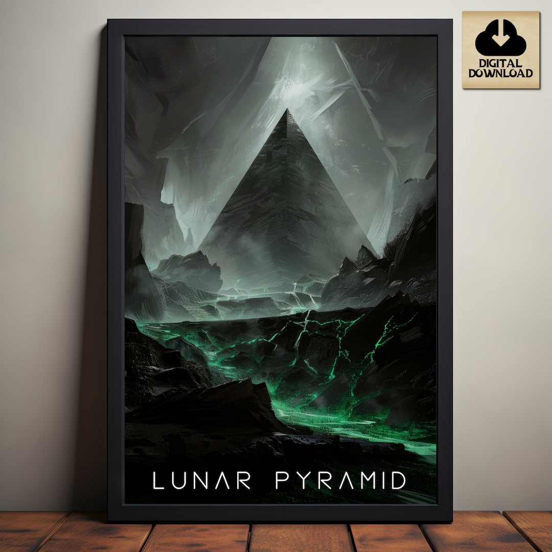 Lunar Pyramid Poster, Fanart, Destiny Inspired Art, Underground ...