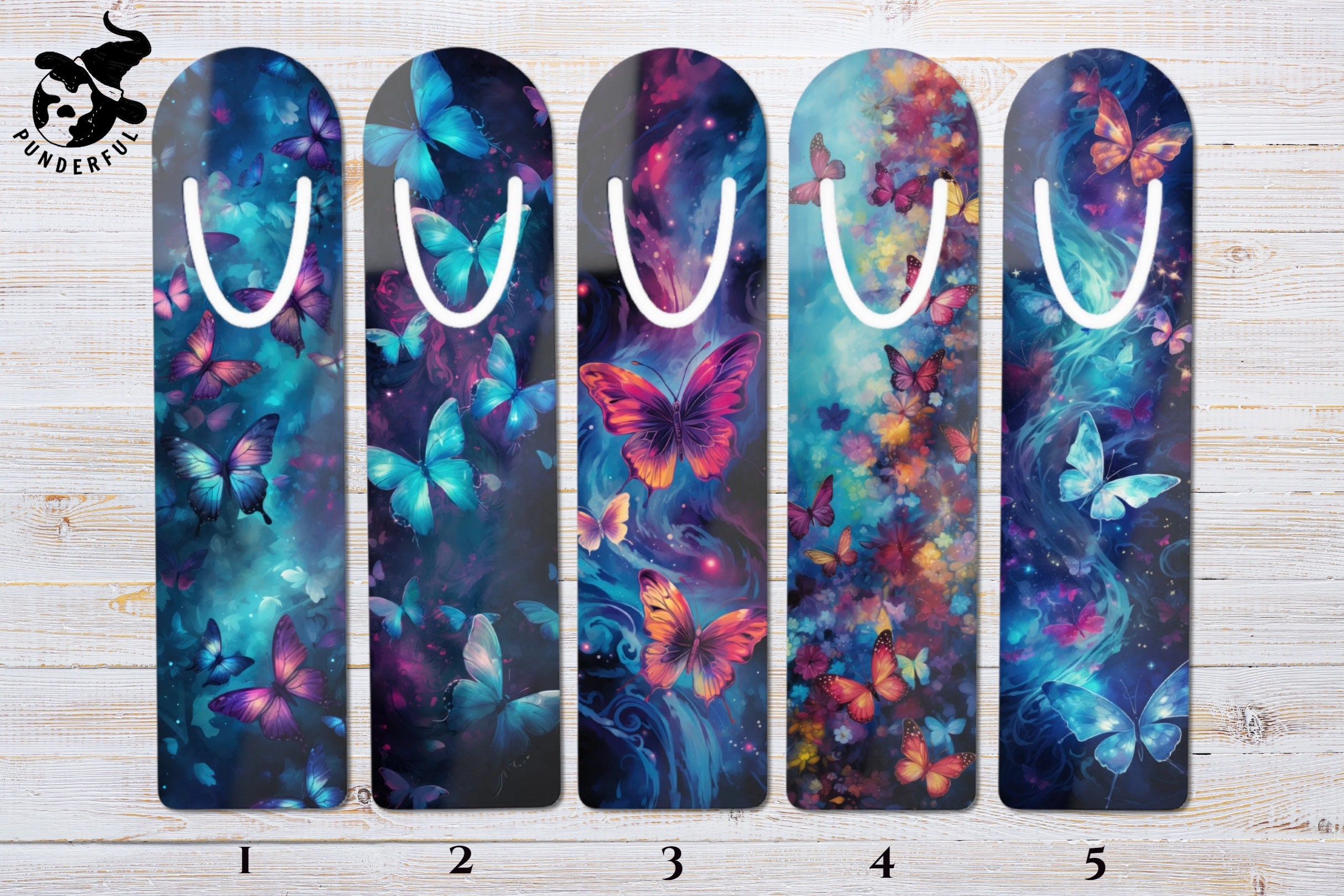 Butterfly Nebula Metal Bookmark Set Fly Into Cosmic Adventures With ...