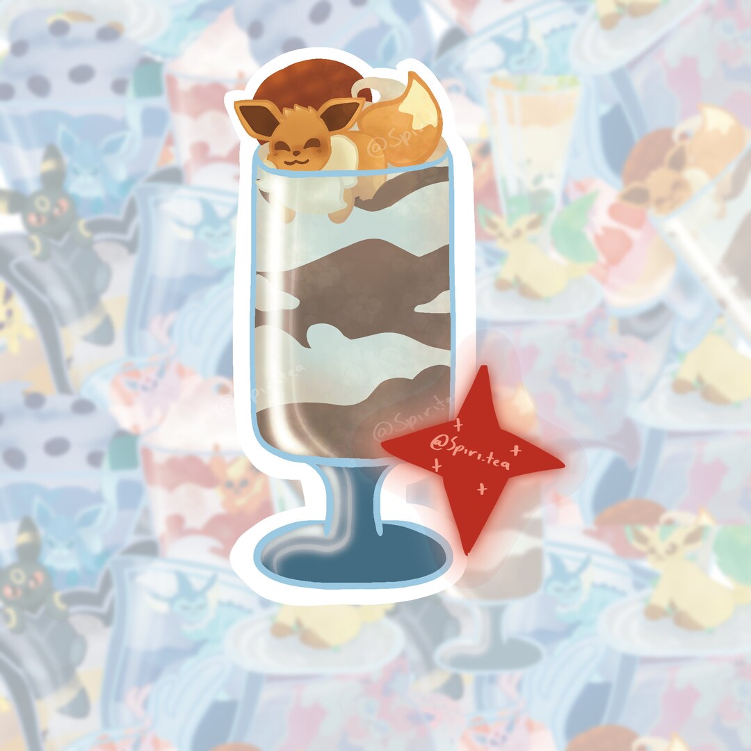 Pokemon Parfait eeveelutions Waterproof Vinyl Stickers - Etsy