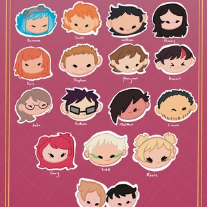 Glitter Epoxy Keychain Pre-order Scott Pilgrim, Inside Job, Your Turn ...