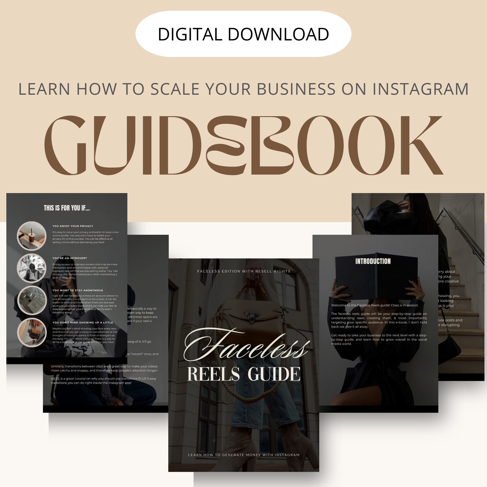 Guide to Instagram Reels, Guide With PLR Marketing Strategies for ...