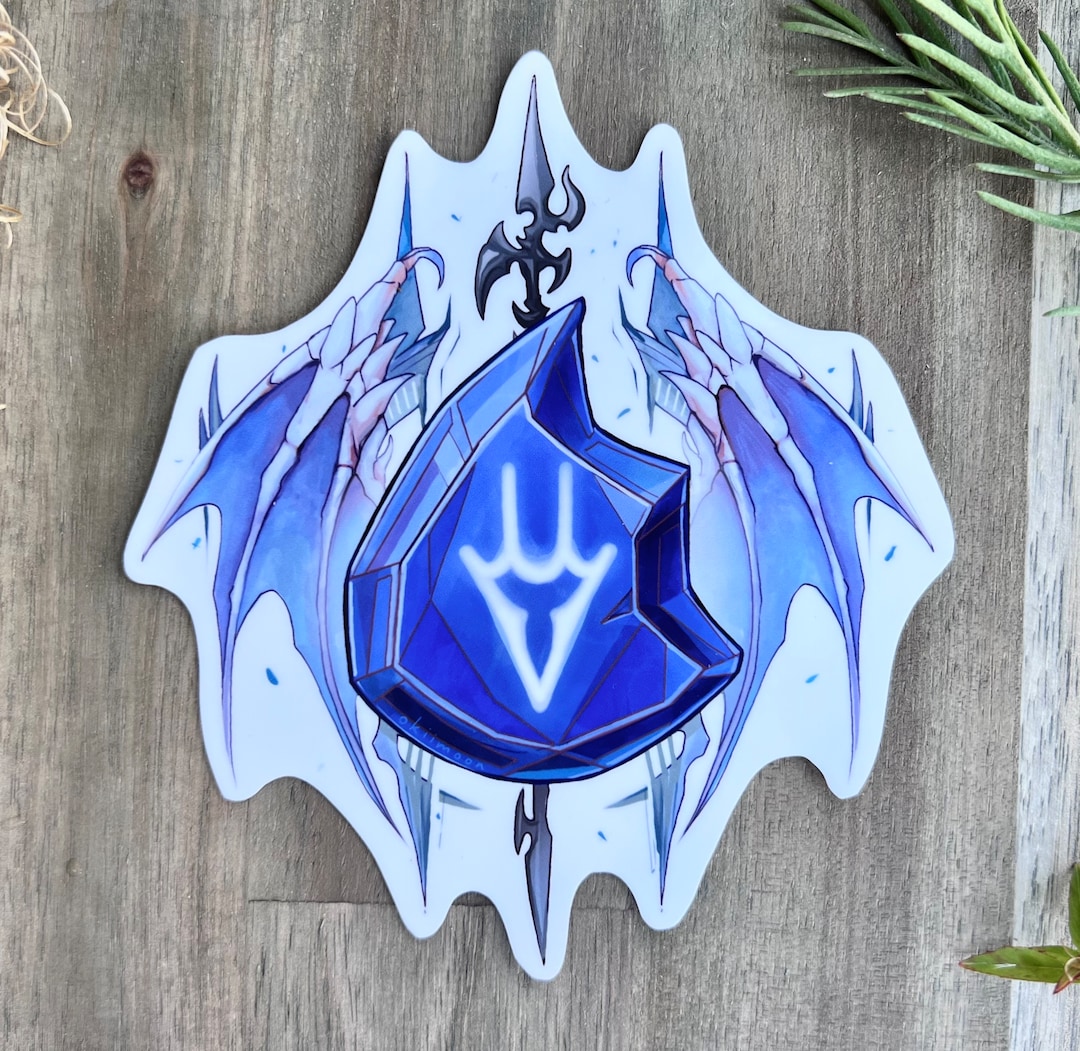FFXIV Dragoon Waterproof Vinyl Sticker | Final Fantasy 14 DRG Job Stone ...