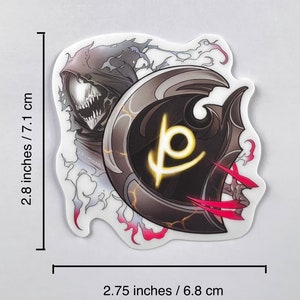 FFXIV Reaper Waterproof Vinyl Sticker | Final Fantasy 14 RPR Job Stone ...
