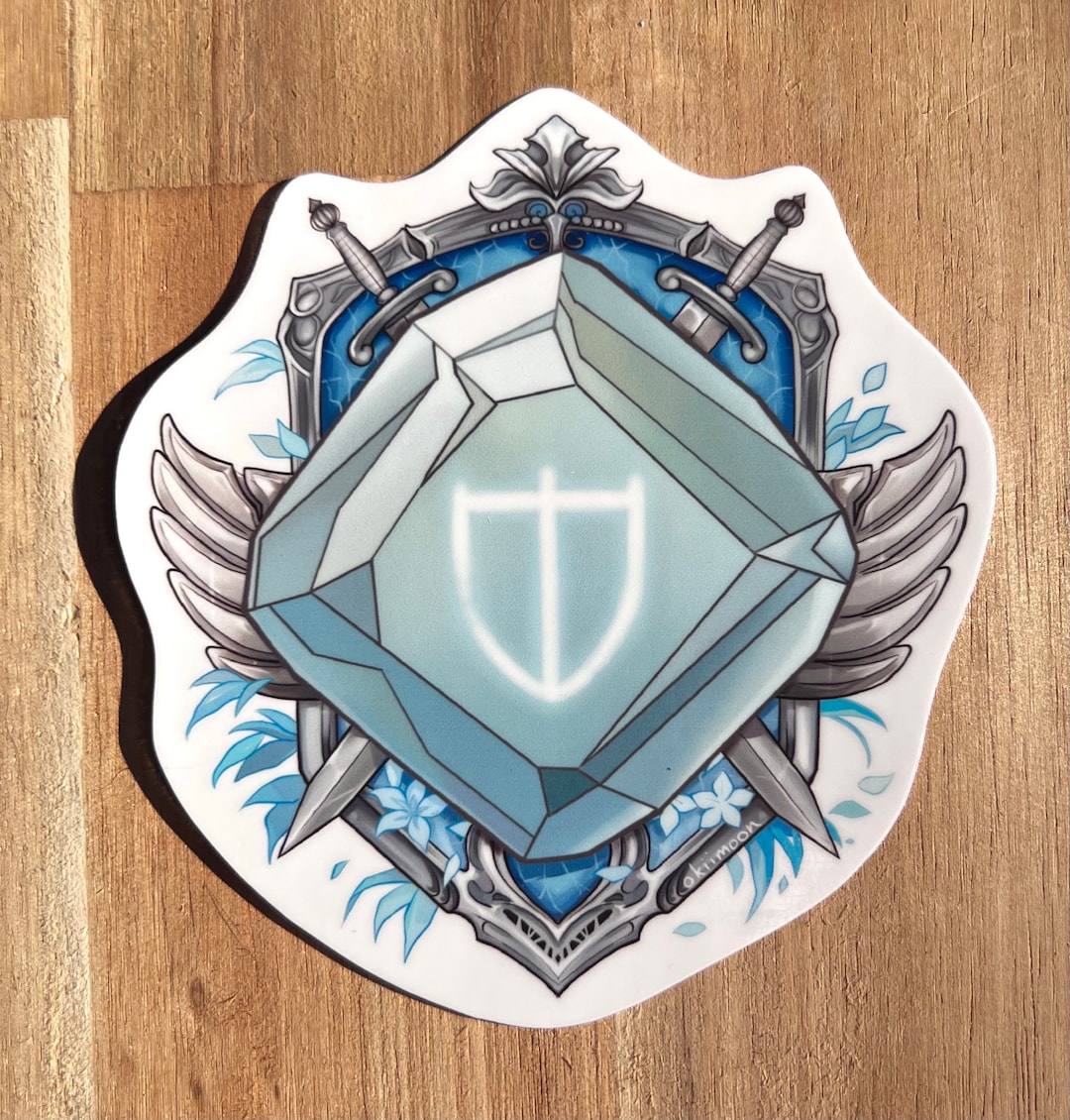 FFXIV Paladin Waterproof Vinyl Sticker | Final Fantasy 14 PLD Job Stone ...