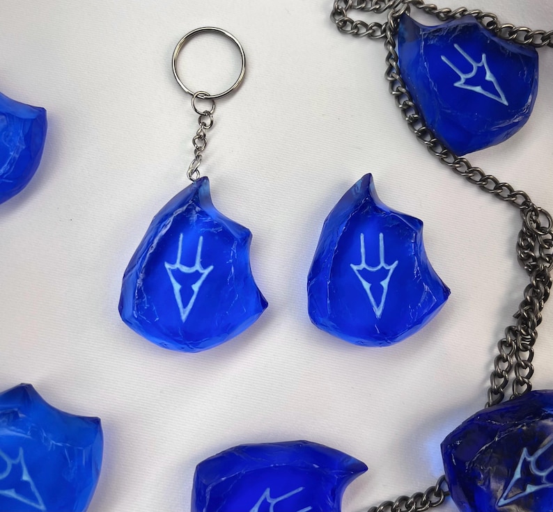 FFXIV Dragoon Soul Crystal - Realistic Job Stone Keychain - Etsy