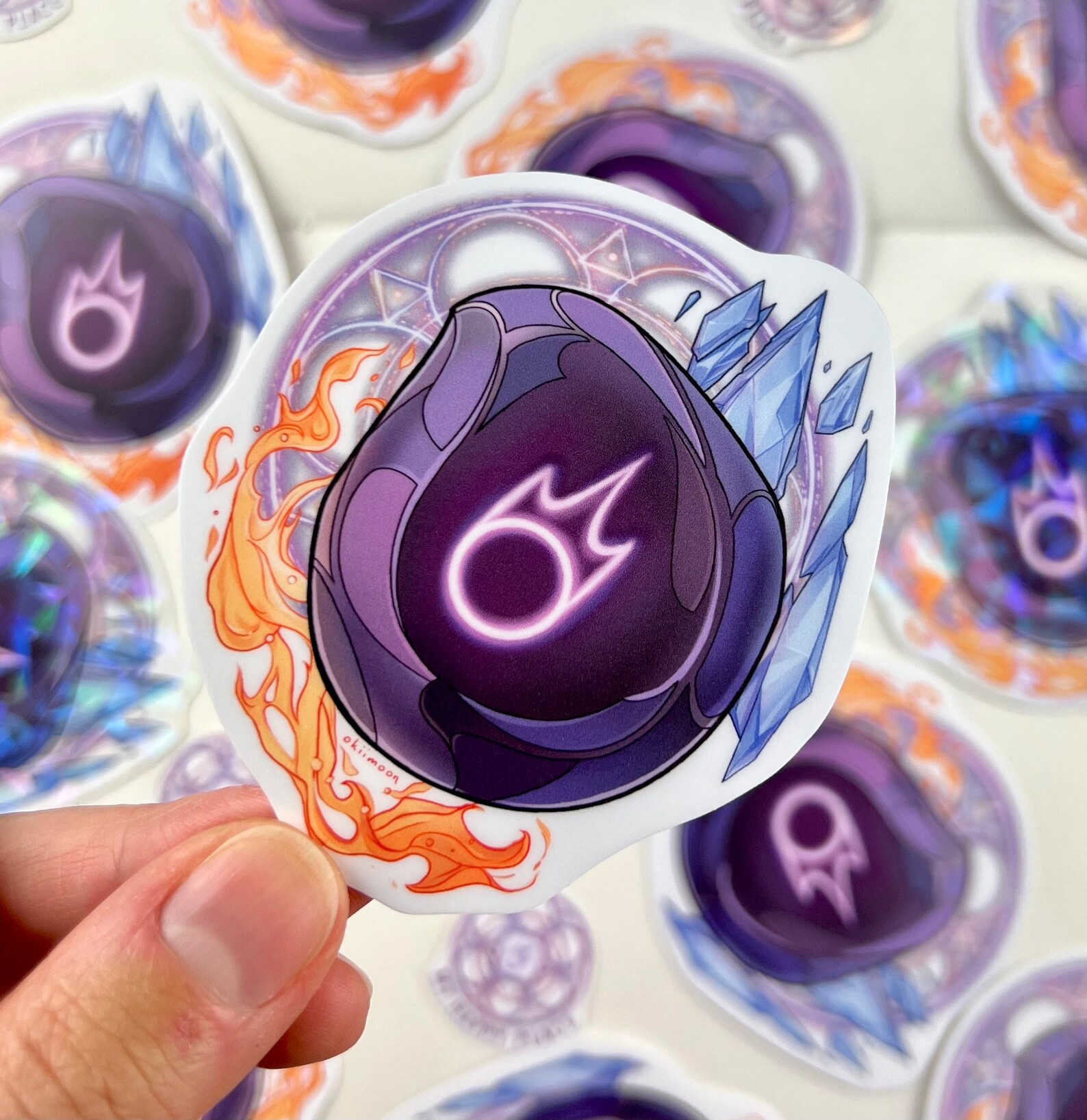 FFXIV Black Mage Waterproof Vinyl Sticker | Final Fantasy 14 BLM Job ...