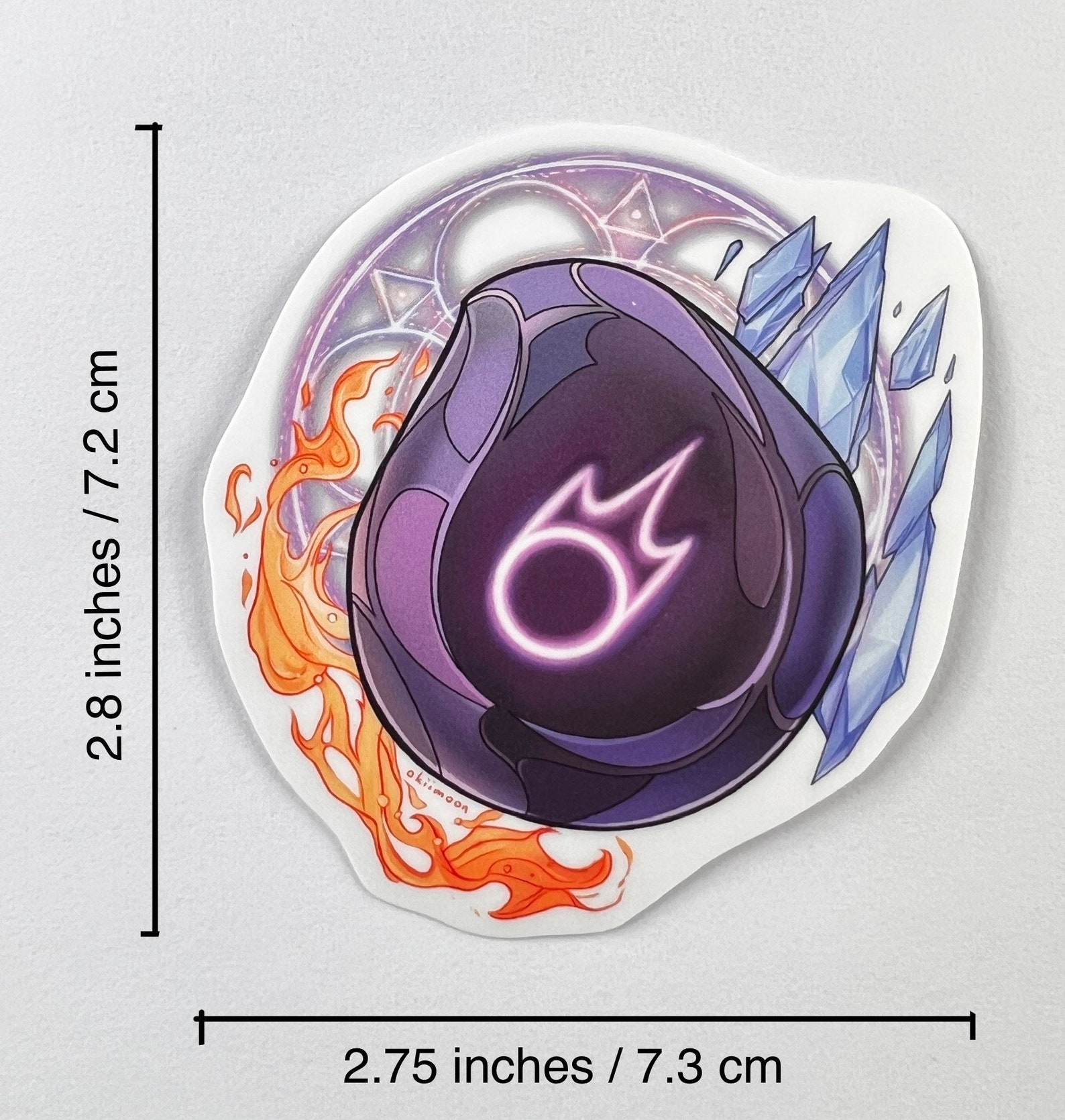 FFXIV Black Mage Waterproof Vinyl Sticker | Final Fantasy 14 BLM Job ...