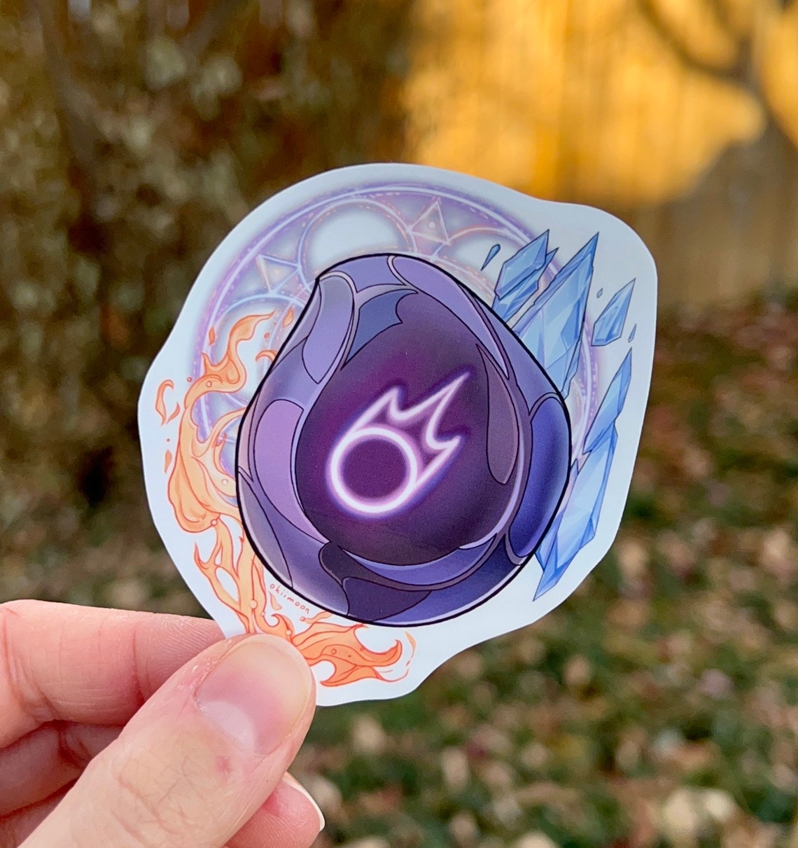 FFXIV Black Mage Waterproof Vinyl Sticker | Final Fantasy 14 BLM Job ...