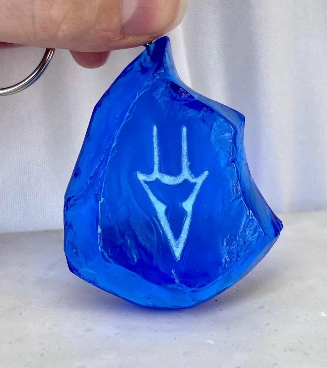 FFXIV Dragoon Soul Crystal - Realistic Job Stone Keychain - Etsy