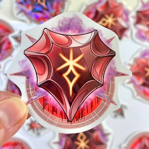 FFXIV Dark Knight Waterproof Vinyl Sticker | Final Fantasy 14 DRK Job ...