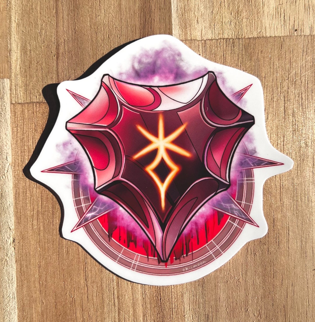 FFXIV Dark Knight Waterproof Vinyl Sticker | Final Fantasy 14 DRK Job Stone Soulstone - Etsy