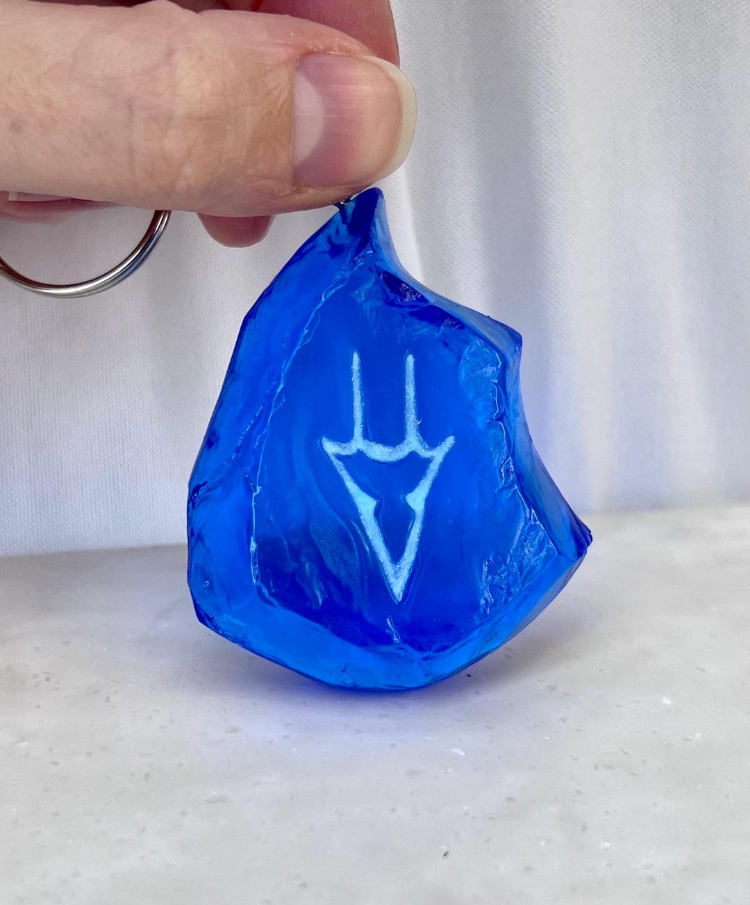 FFXIV Dragoon Soul Crystal - Realistic Job Stone Keychain - Etsy