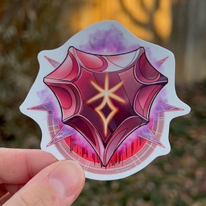 FFXIV Dark Knight Waterproof Vinyl Sticker | Final Fantasy 14 DRK Job ...