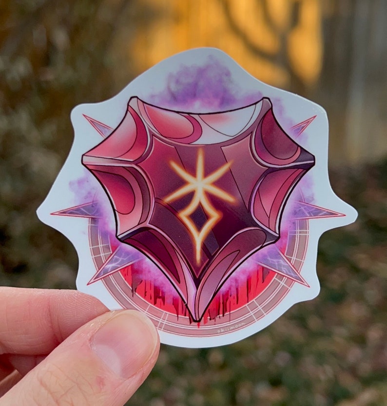 FFXIV Dark Knight Waterproof Vinyl Sticker | Final Fantasy 14 DRK Job ...