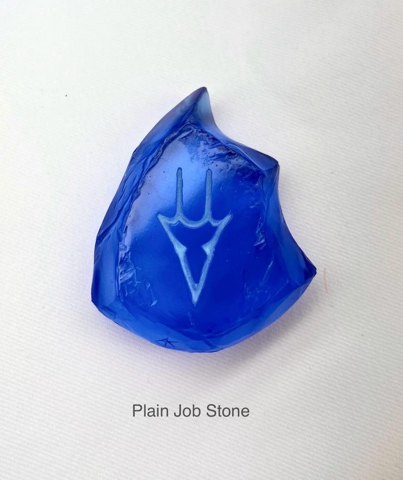 FFXIV Dragoon Soul Crystal - Realistic Job Stone Keychain - Etsy