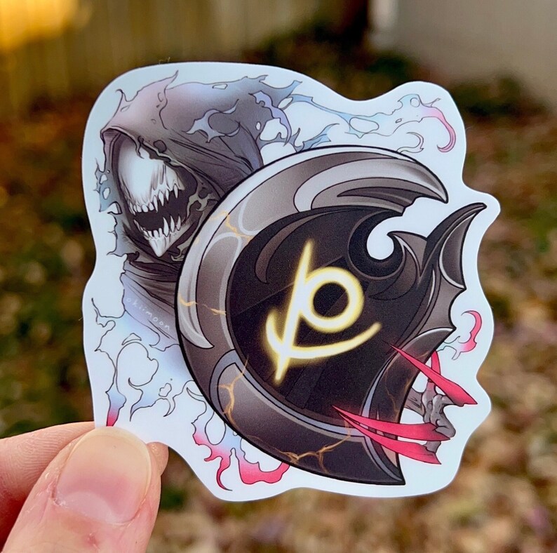 FFXIV Reaper Waterproof Vinyl Sticker | Final Fantasy 14 RPR Job Stone ...