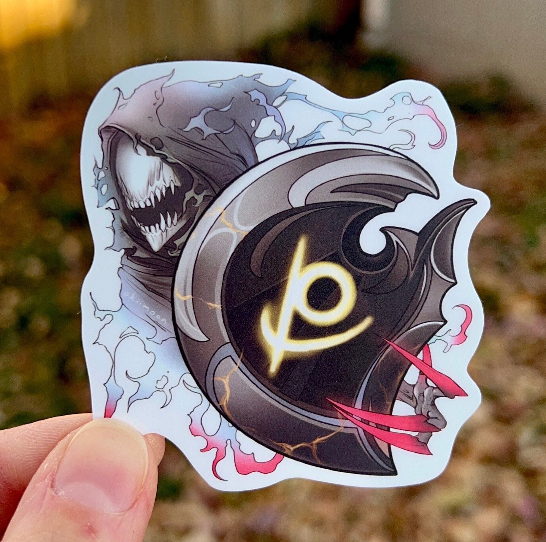 FFXIV Reaper Waterproof Vinyl Sticker | Final Fantasy 14 RPR Job Stone ...