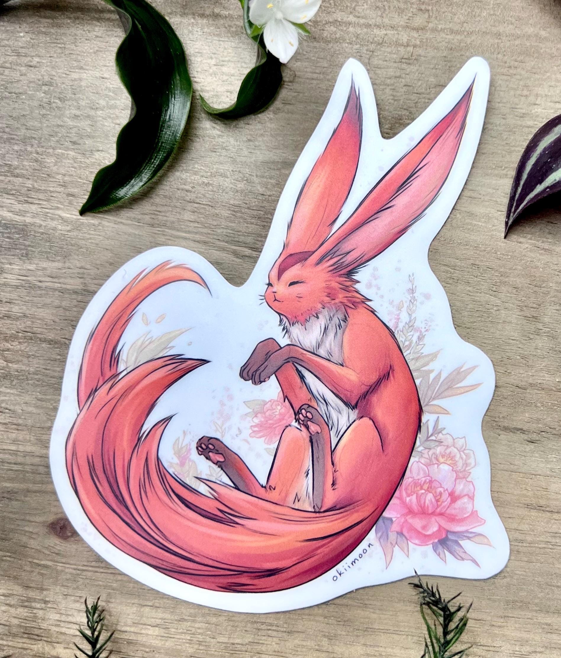 FFXIV Carbuncle Vinyl Pet Sticker | Final Fantasy 14 Minion - Etsy