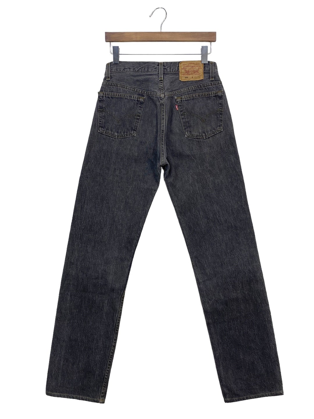 Levi's 501 Jeans Size 29 90s Vintage Levis 501 Jeans Charcoal Medium ...