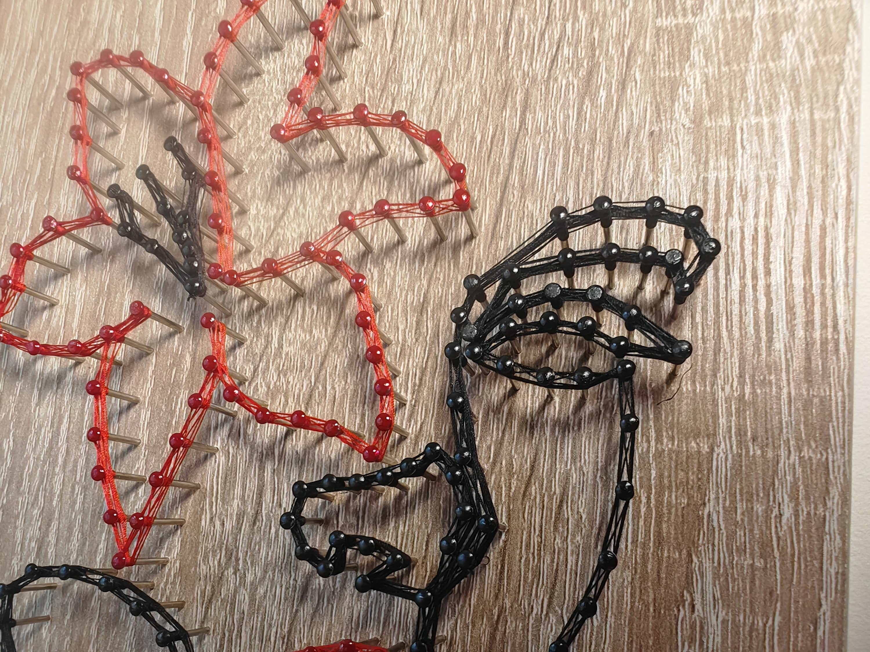 Women Line String Art Wall Hanging, Wall String Art Decor, Handmade ...