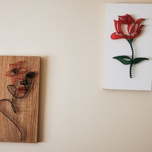 Women Line String Art Wall Hanging, Wall String Art Decor, Handmade ...