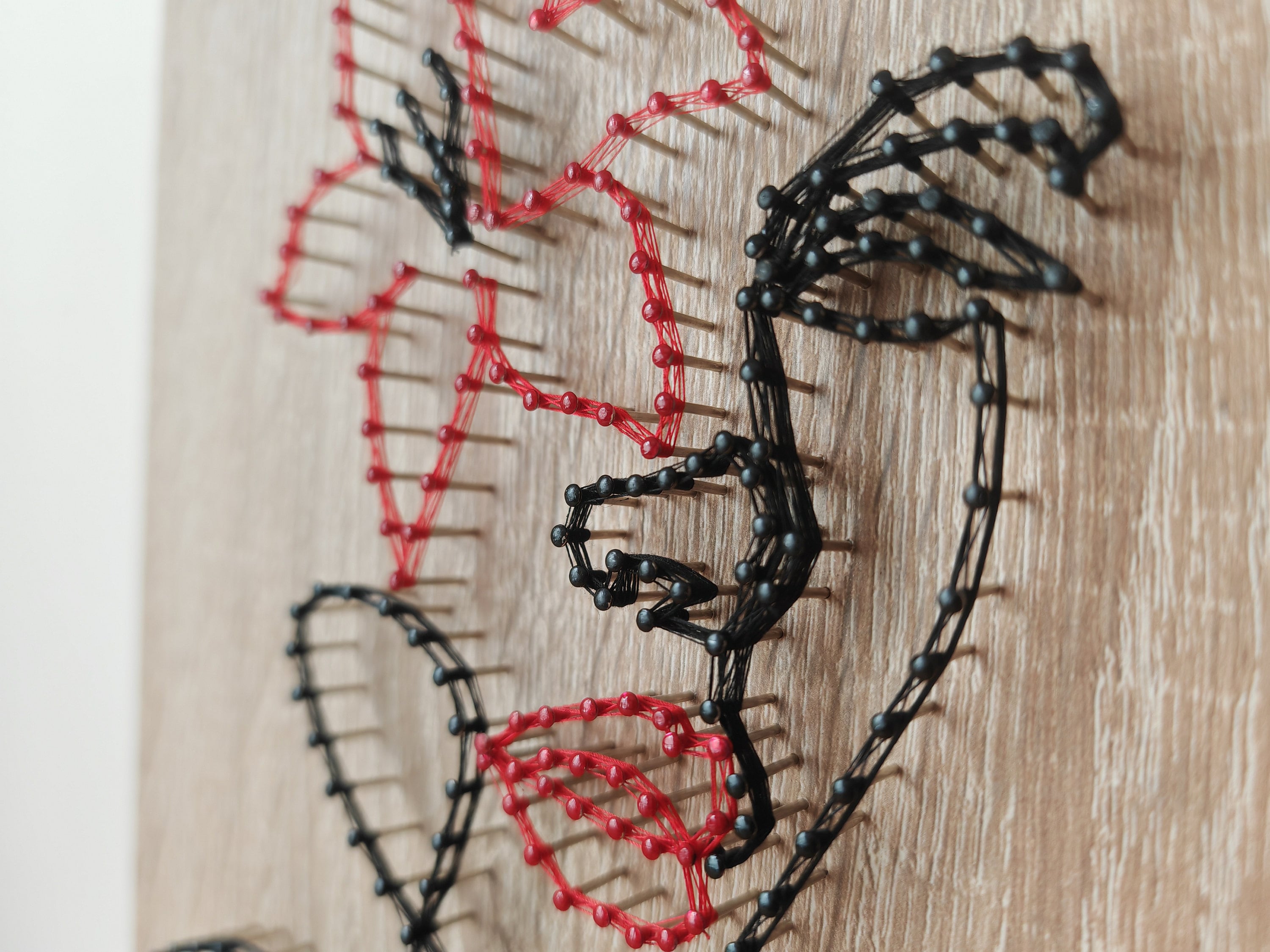 Women Line String Art Wall Hanging, Wall String Art Decor, Handmade ...