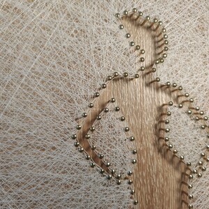 Woman String Art Wall Hanging, Handmade Picture, Woman Art Decor, Woman ...