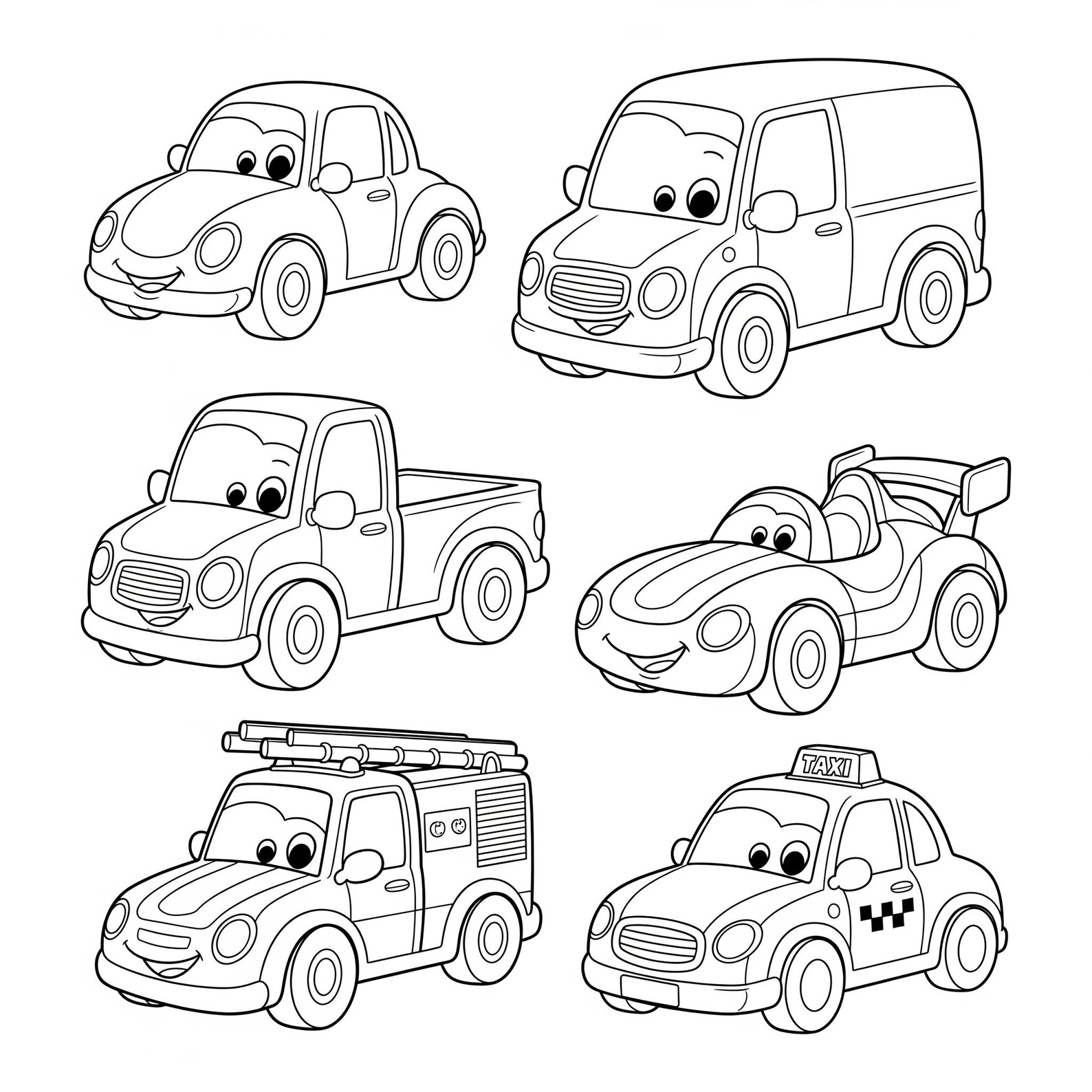 Colorme Car Stickers | Kids Coloring Activity | DIY Sticker Sheet ...