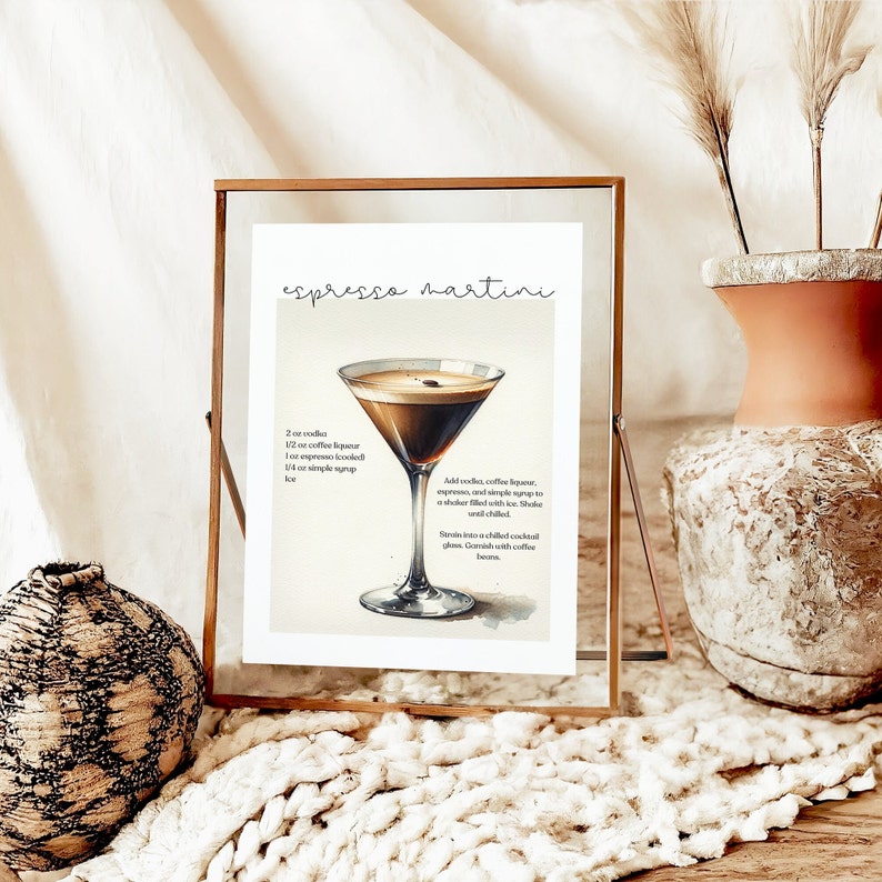 Espresso Martini Recipe Espresso Martini Card Cocktail Recipes Cocktail ...