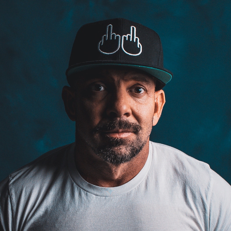 Double Birds Middle Finger Snapback Hat - Etsy