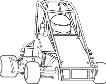 Quarter Midget Racecar PNG Sublimation Racing Design Dirt - Etsy