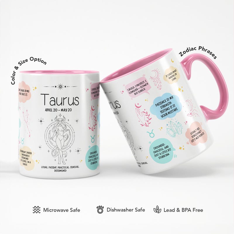 Taurus Mug - Etsy