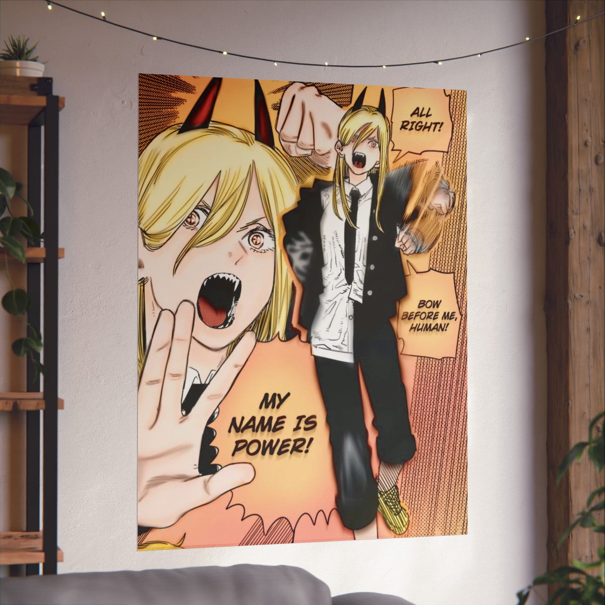 Chainsaw Man Power Poster - Etsy