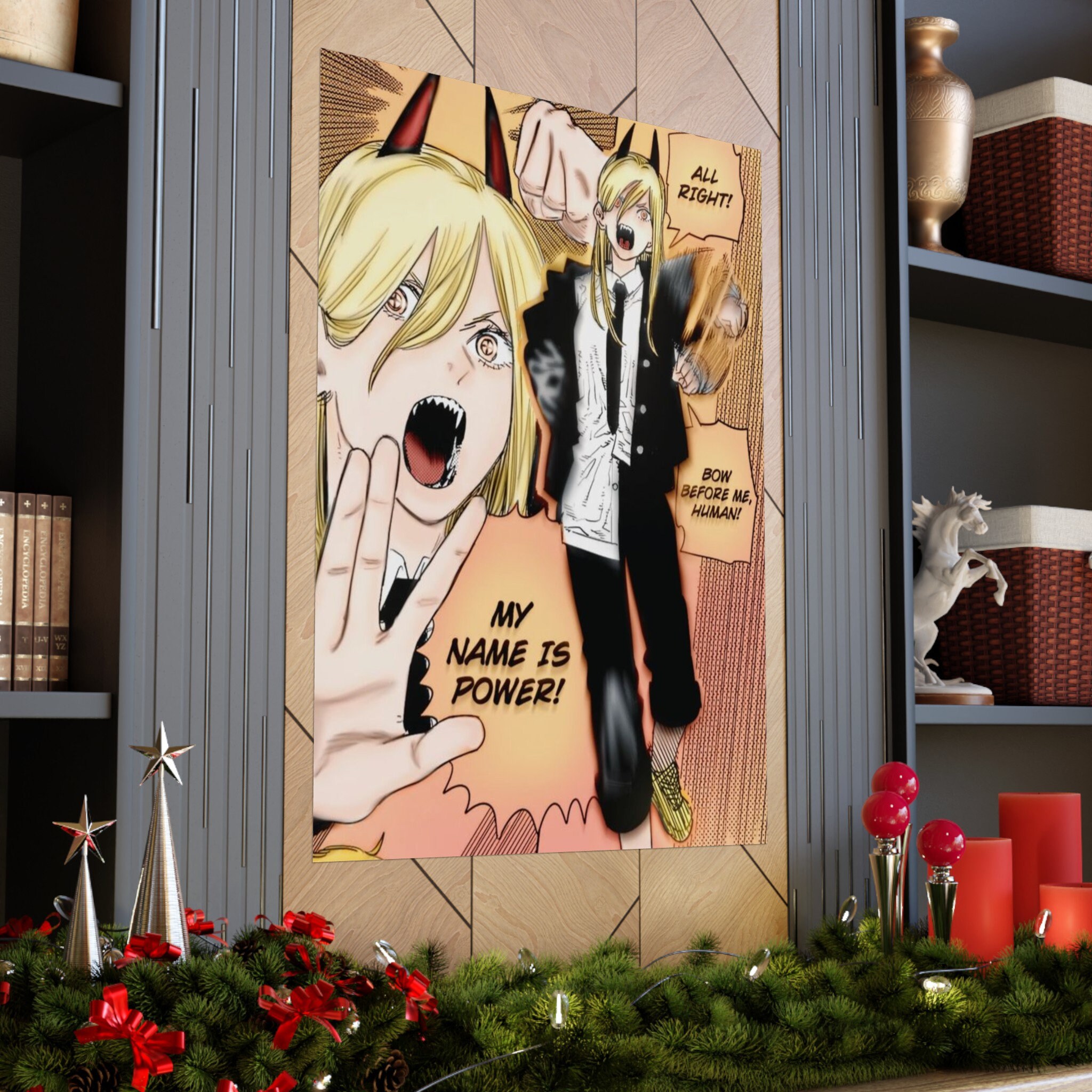 Chainsaw Man Power Poster - Etsy