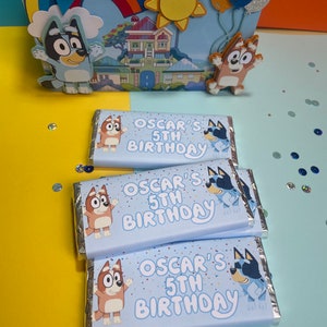 Bluey Personalised Chocolate Bars - Etsy Australia