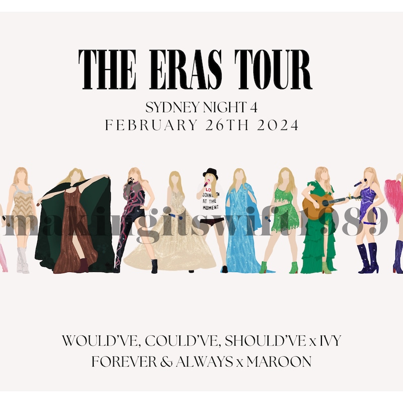 Eras Tour Costume - Etsy