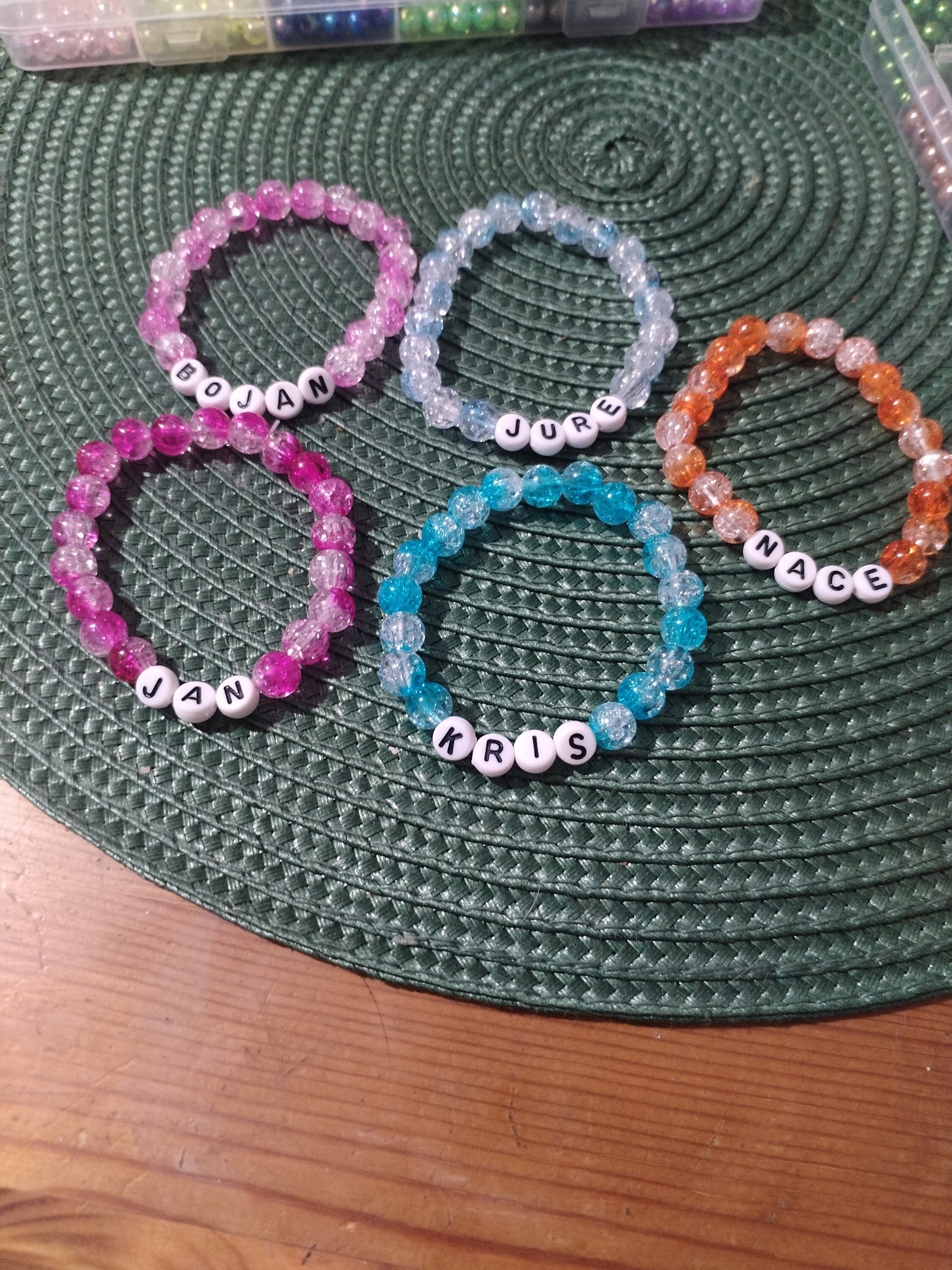 Joker Out Bandmembers Bracelets Set Bojan Jure Kris Nace Jan - Etsy
