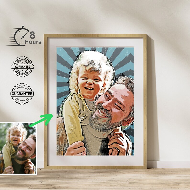 Personalized Cartoon Family Portrait - Hand-drawn From Your Favorite ...