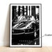 Classic Ferrari Poster Modern Black and White 1960s Ferrari - Etsy