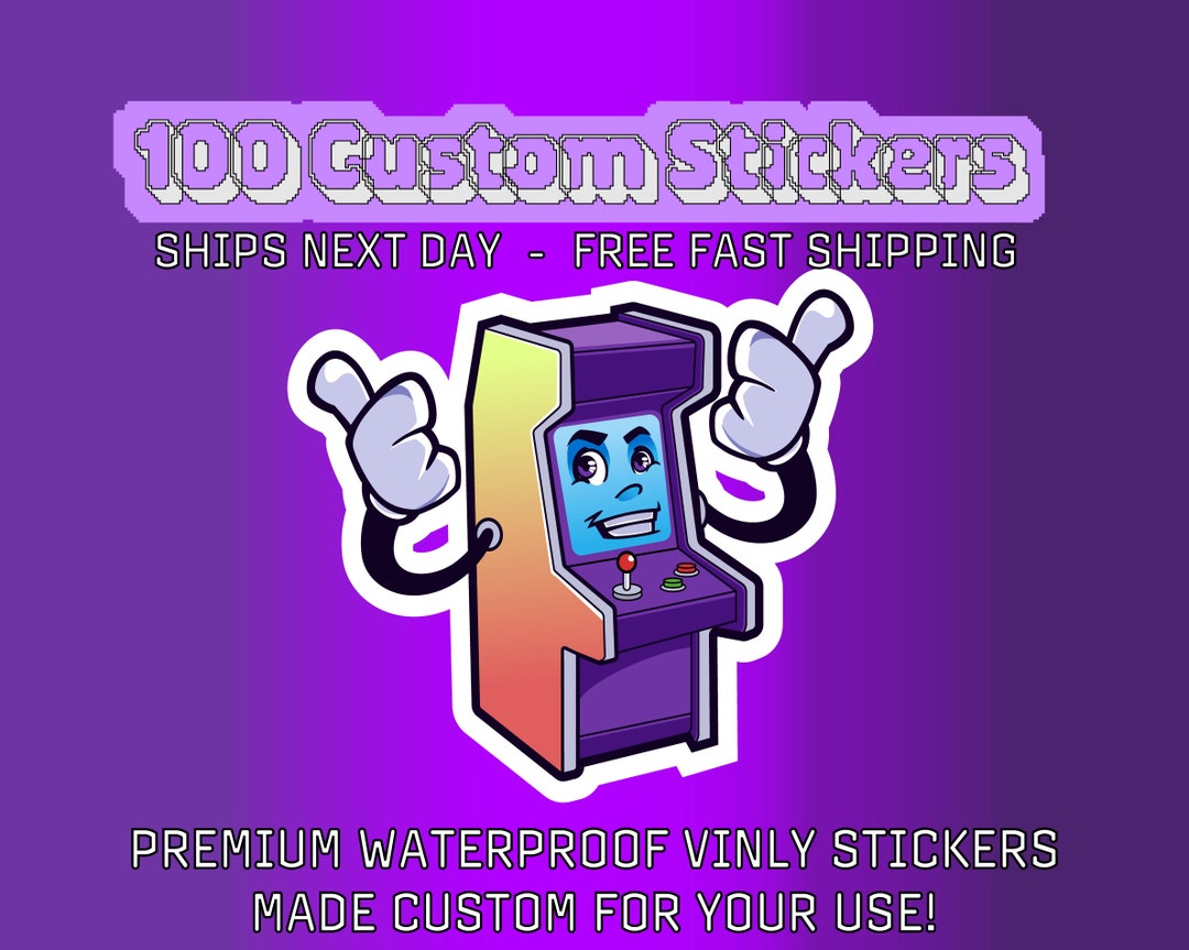 Custom Stickers ~ Waterproof Vinyl Die Cut Stickers ~ Logo Stickers ...